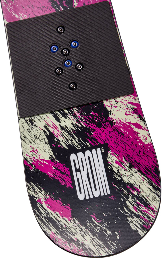 Burton Grom Purple Kid's Hybrid Camber Snowboard 2023
