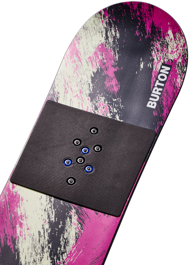 Burton Grom Purple Kid's Hybrid Camber Snowboard 2023
