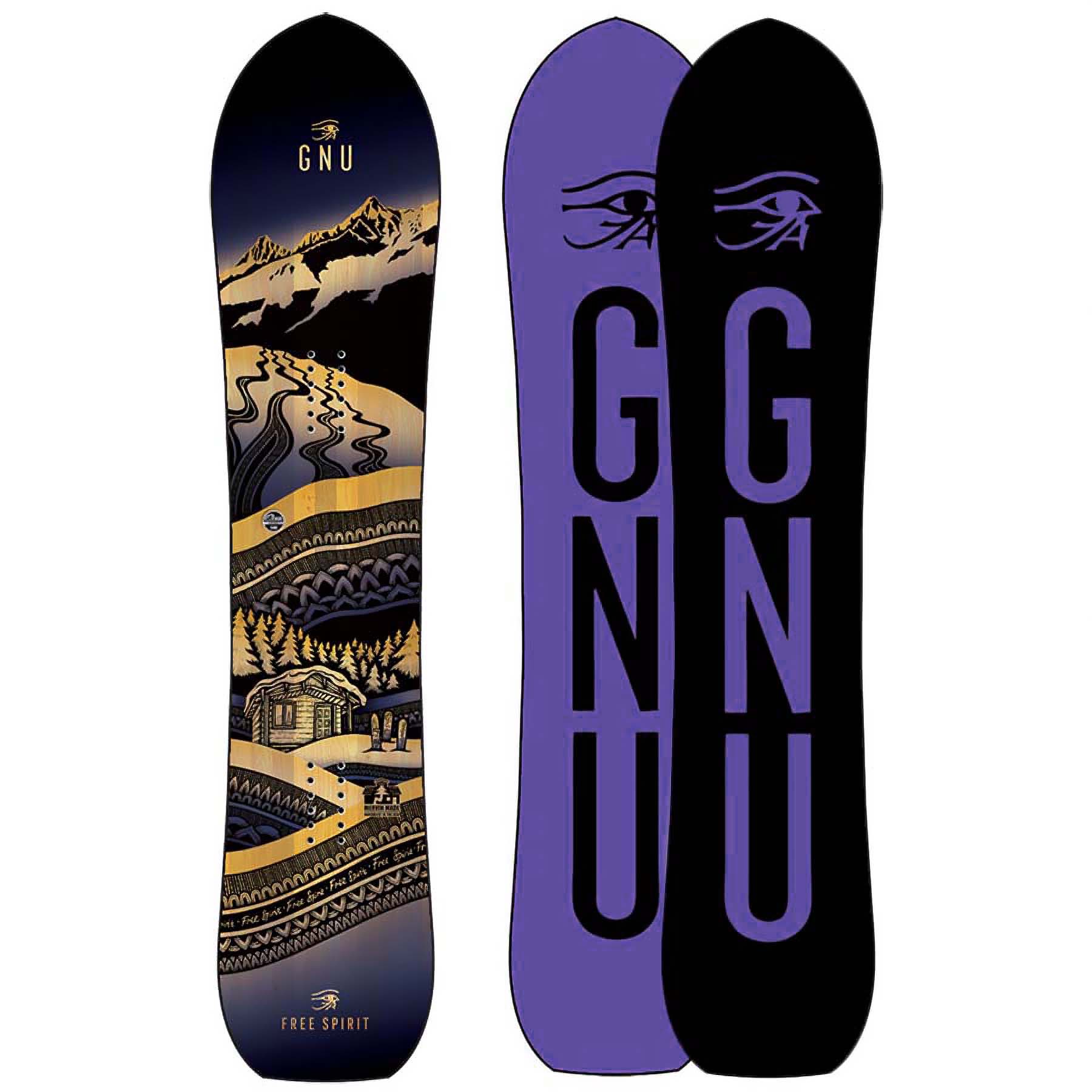 GNU Free Spirit Ex Display Women's All Mountain/Freeride Snowboard 2022