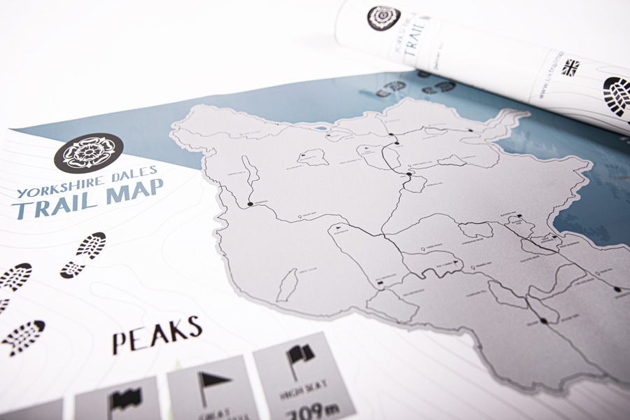 UK Trail Maps Trails Scratch-Off Wall Map | Absolute-Snow