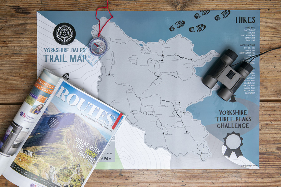 UK Trail Maps Trails Scratch-Off Wall Map | Absolute-Snow